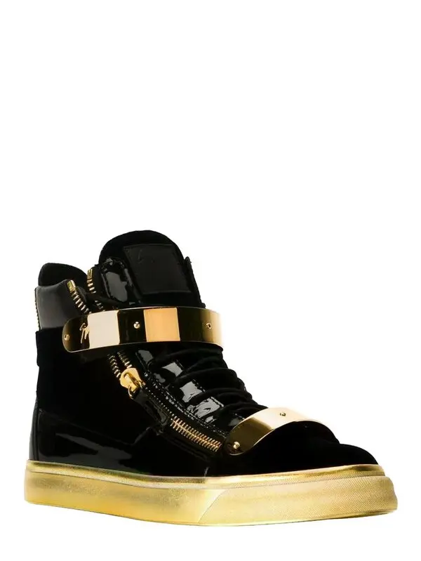 GIUSEPPE ZANOTTI Coby Hi-top Sneakers - Blue