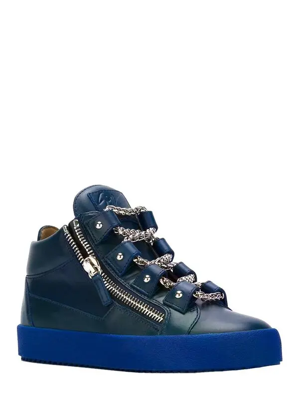 GIUSEPPE ZANOTTI Royce Hi-top Sneakers - Blue