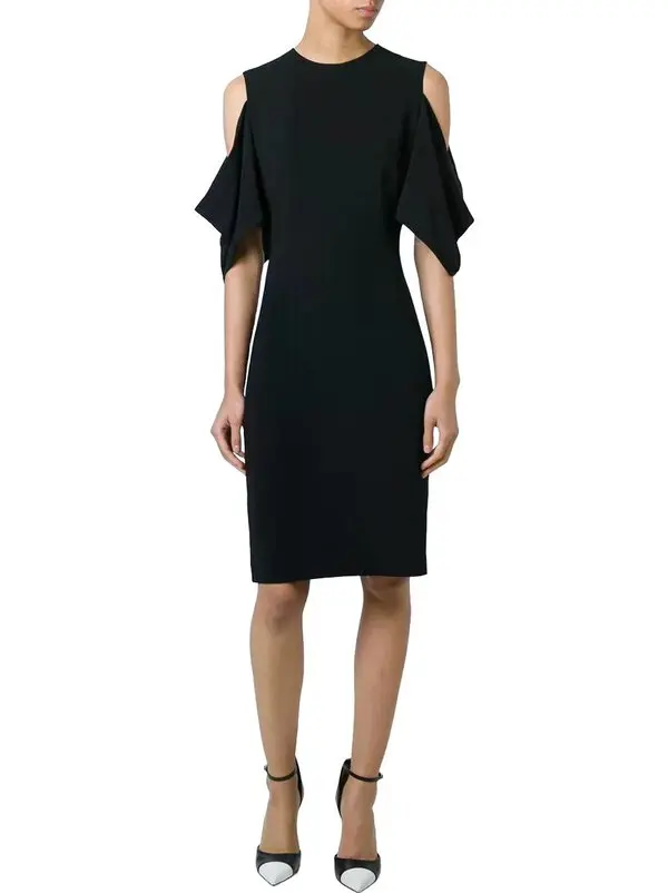 Givenchy Cold Shoulder Dress - Black