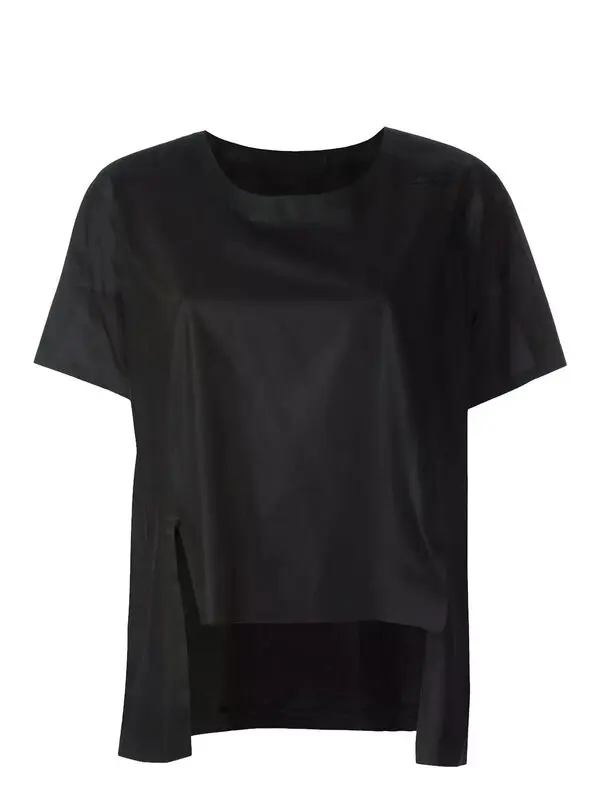 Y3 High-low Hem Top - Black