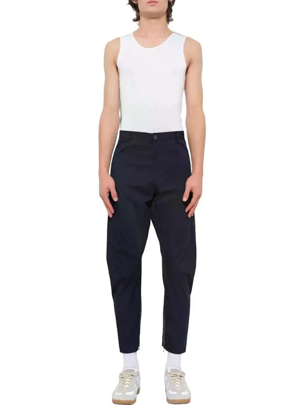 LANVIN Slim-fit Biker Pants - Blue