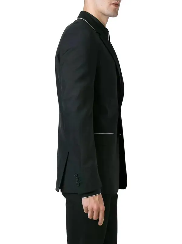 Givenchy Chain Trim Blazer - Black