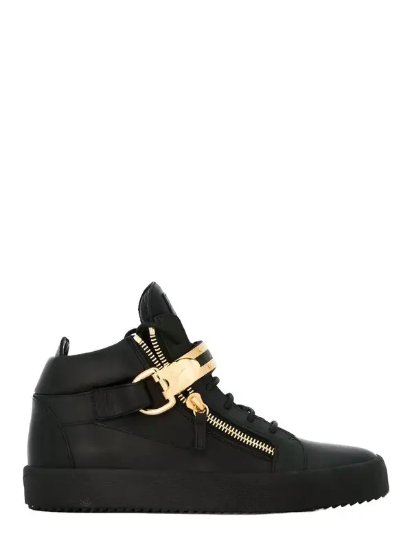 GIUSEPPE ZANOTTI Owen Hi-top Sneakers - Black