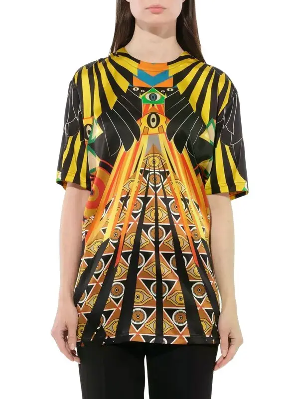 Givenchy Optical Wings Printed T-shirt - Black