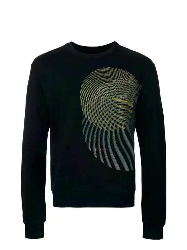 WOOYOUNGMI Circular Pattern Sweatshirt - Black