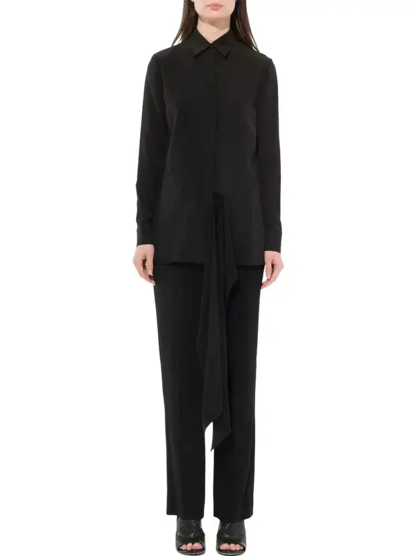 Givenchy Waist-tie Shirt - Black