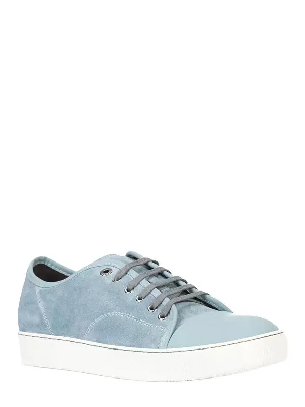 LANVIN Contrast Toe Cap Sneakers - Blue