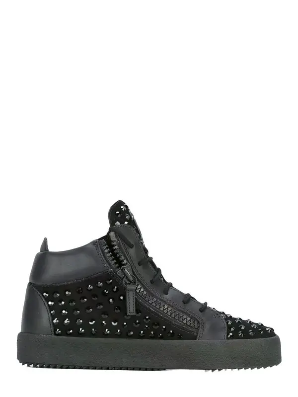 GIUSEPPE ZANOTTI Doris Hi-top Sneakers - Black