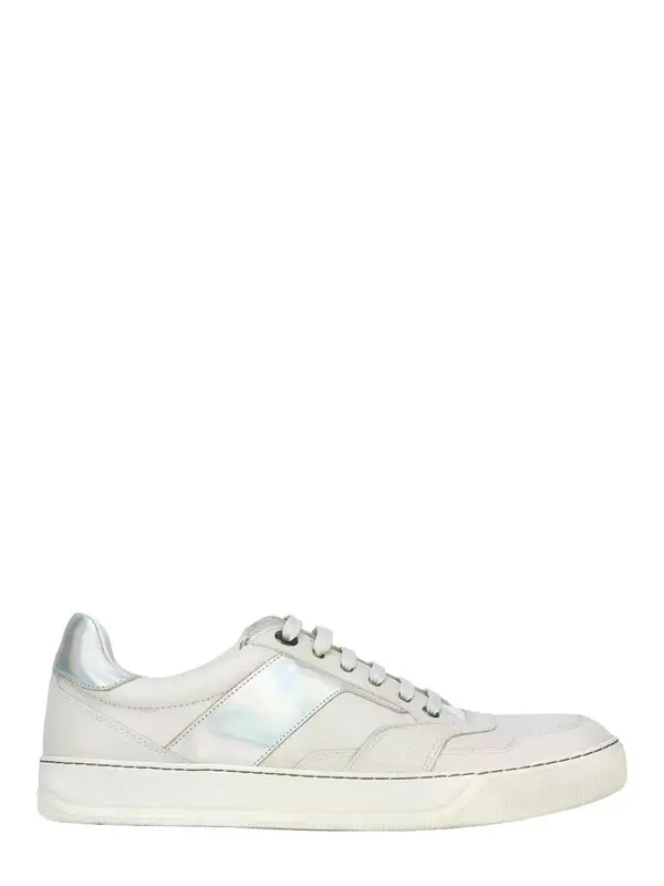 LANVIN Iridescent Panel Sneakers - Grey