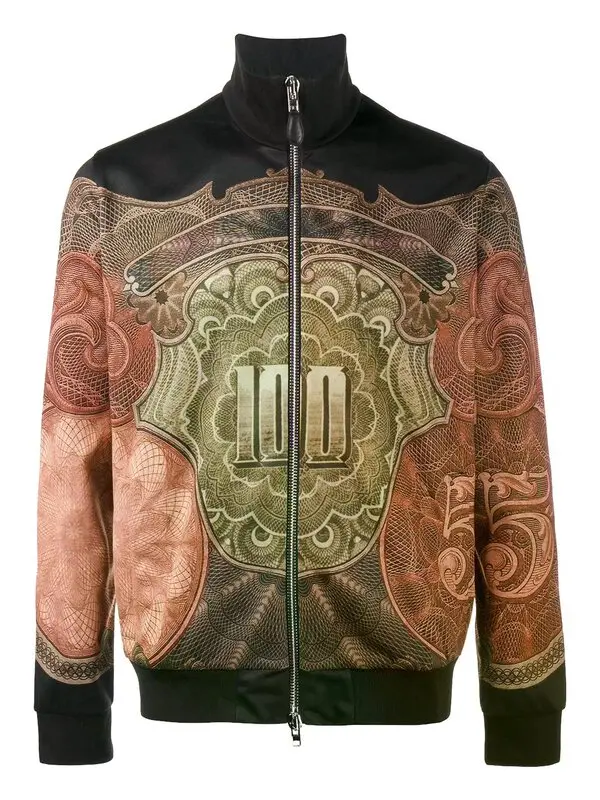 Givenchy Multicoloured Printed Lightweight Jacket - Black