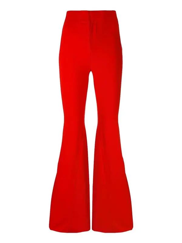 Givenchy High-waist Flared Trousers - Red