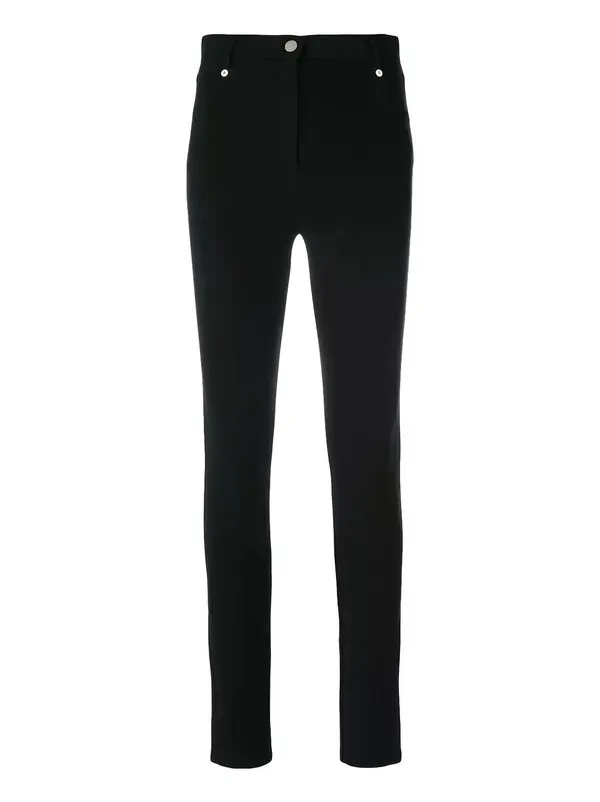 Givenchy Silk-blend Skinny Trousers - Black