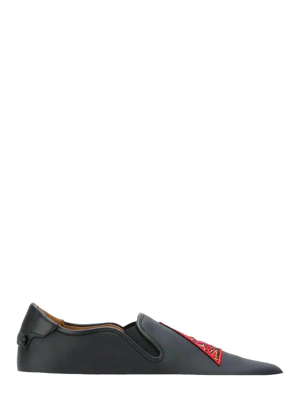 Givenchy Illuminati Embroidered Slip-on Sneakers - Black