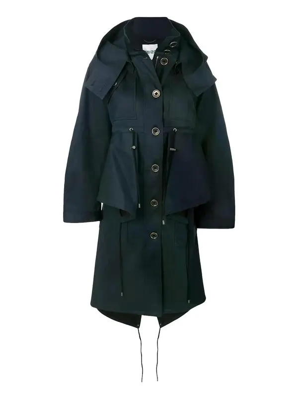Kenzo Oversized Parka - Blue