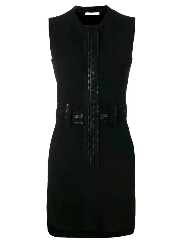 Givenchy Zipped Fitted Dress - Black