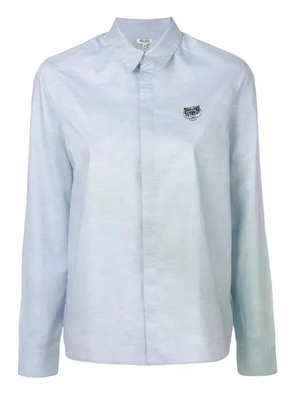 Kenzo Tiger Crest Shirt - Blue