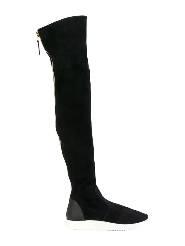 GIUSEPPE ZANOTTI Sienna Zip Up Sneaker Boots - Black