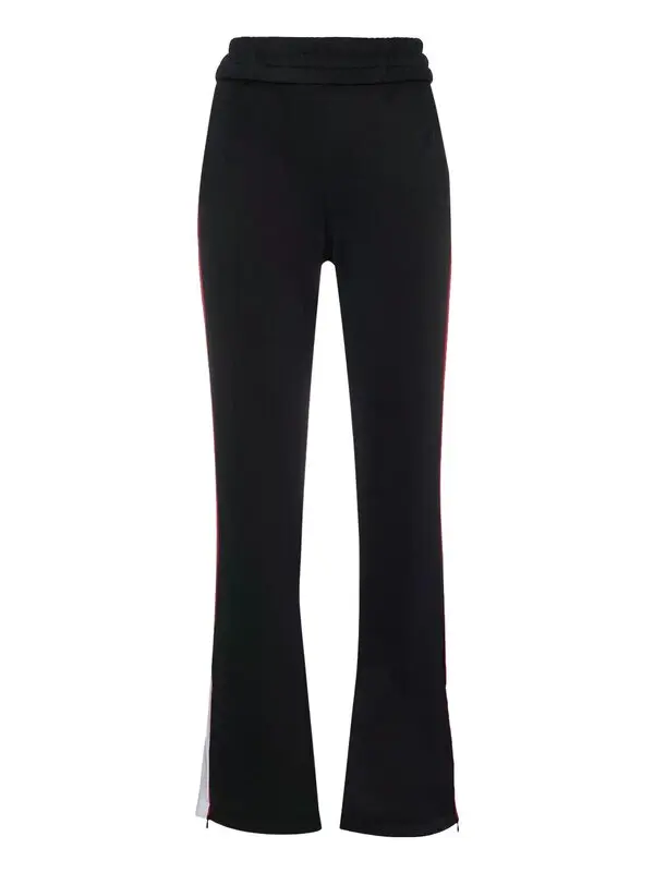 Off-White Side Stripe High Waisted Track Pants - Black