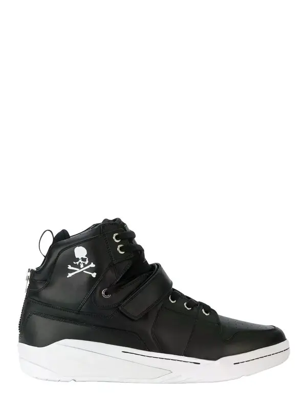 MASTERMIND WORLD Skull Print Hi-tops - Black