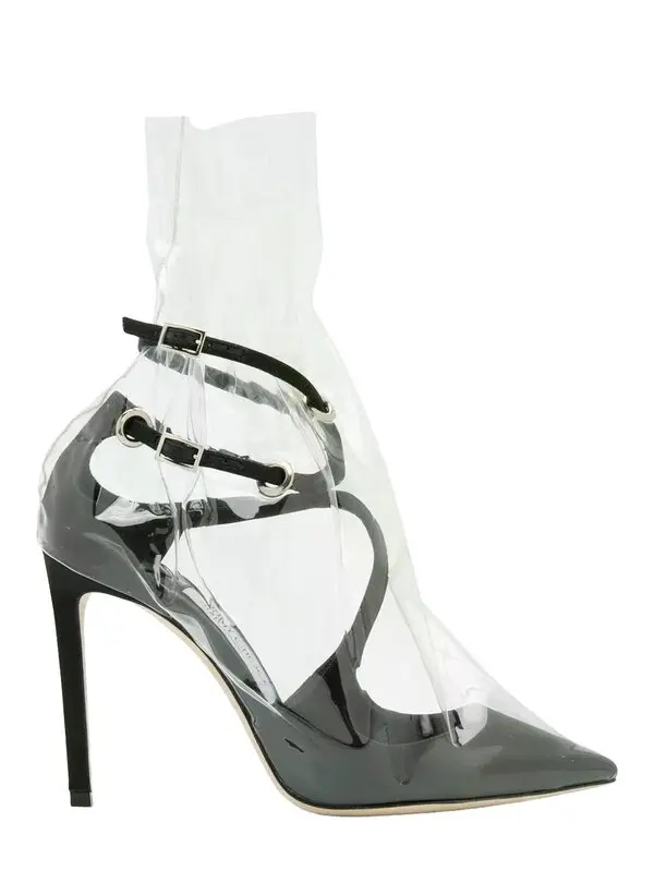 Off-White X Jimmy Choo Claire 100 Stiletto Pumps - Black