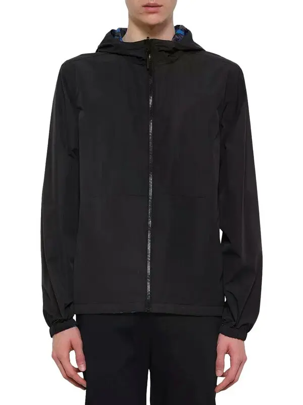 Kenzo Reversible Leopard Print Windbreaker - Black
