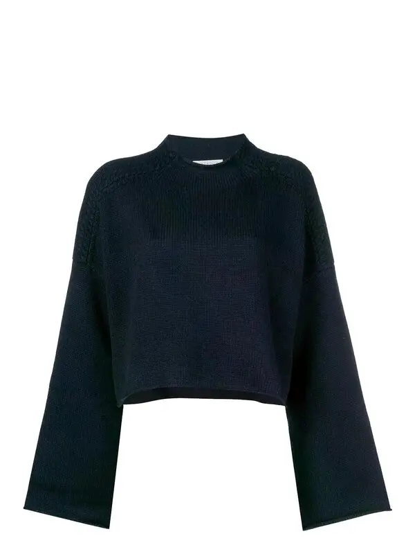 JW Anderson Navy Cable Detail Jumper - Blue