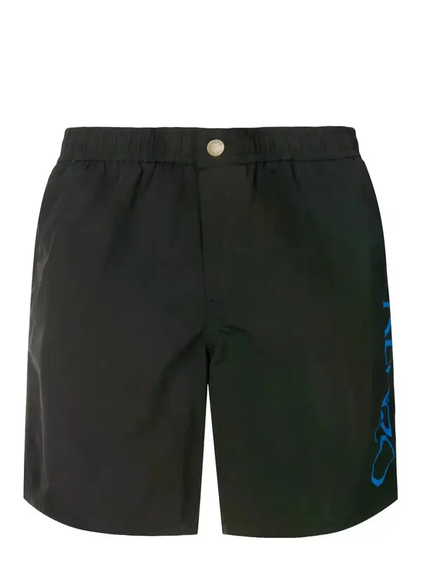 Kenzo Logo Swim Shorts - Black