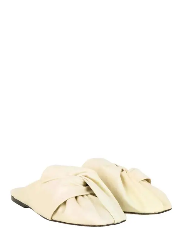 JVAM Maxime Knotted Mules - Neutrals