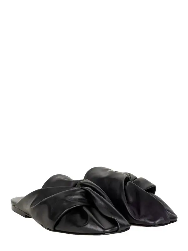 JVAM Maxime Knotted Mules - Black
