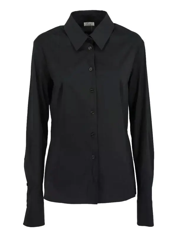 BASILE Long-sleeve Shirt - Black