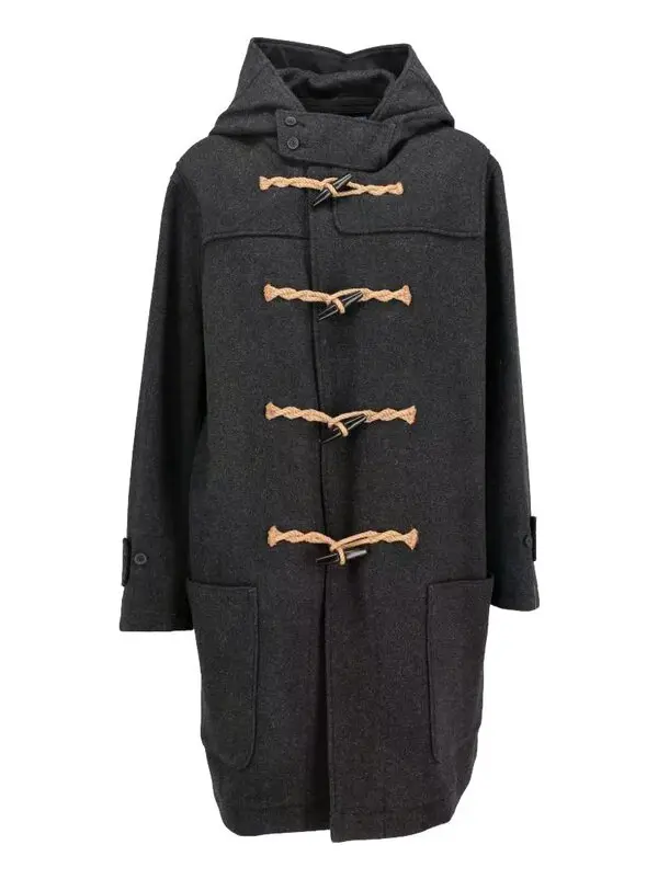 Polo Ralph Lauren Hooded Toggle-fastening Long Coat - Grey