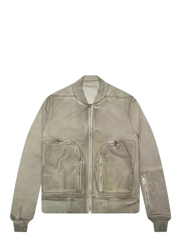 Rick Owens Bauhaus Flight Bomber Jacket - Neutrals