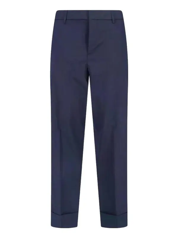 CRUNA Bergen Wool Twill Trousers - Blue