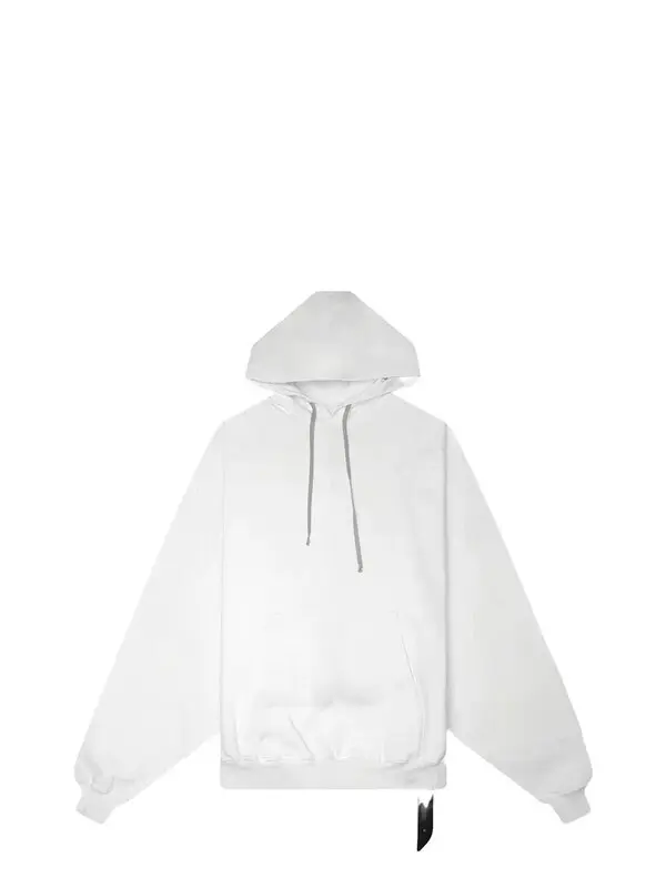 Rick Owens Drawstring Hooded Sweatshirt - White