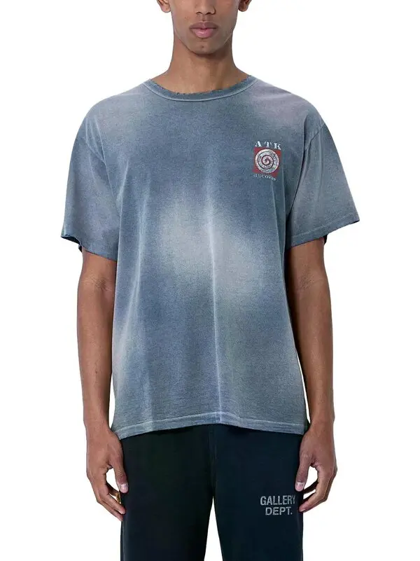 GALLERY DEPT. Crew-neck Distressed T-shirt - Grey