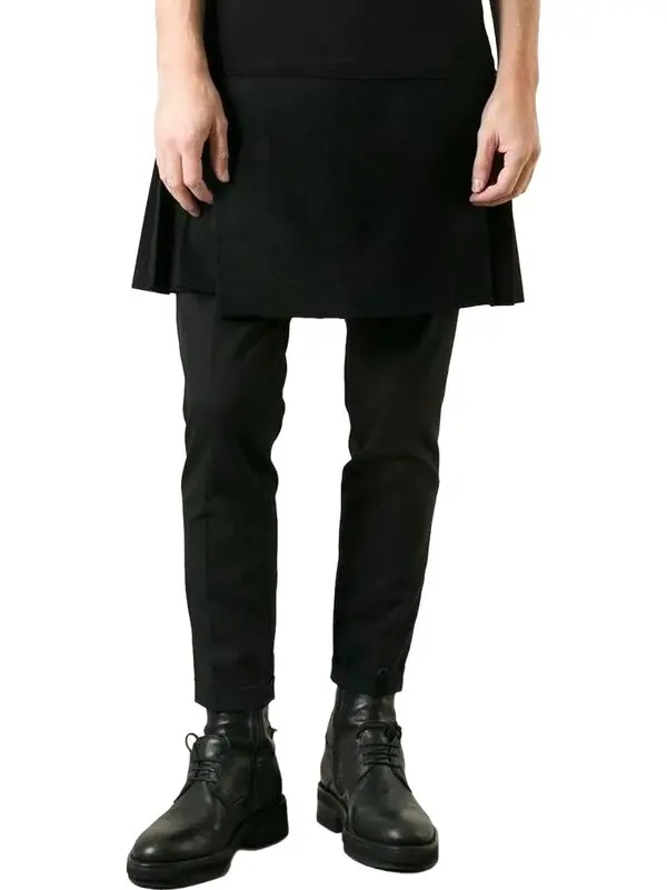 Alexander McQueen Zip-detail Pleated Skirt - Black