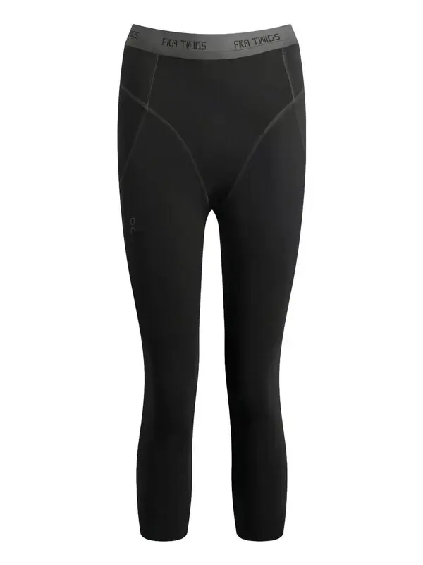 On Seam-detail Leggings - Black