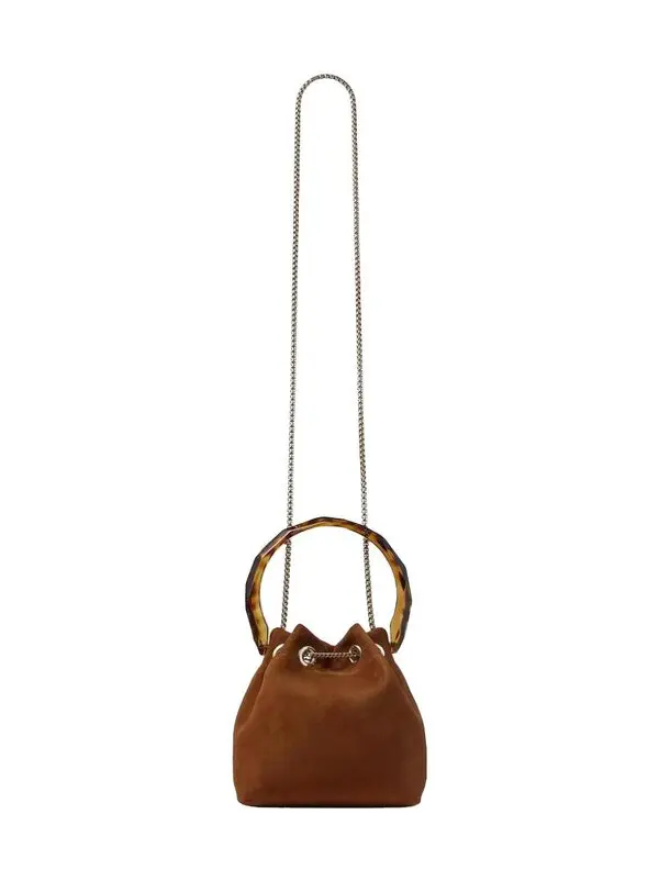 JIMMY CHOO Bon Bon Bucket Bag - Brown