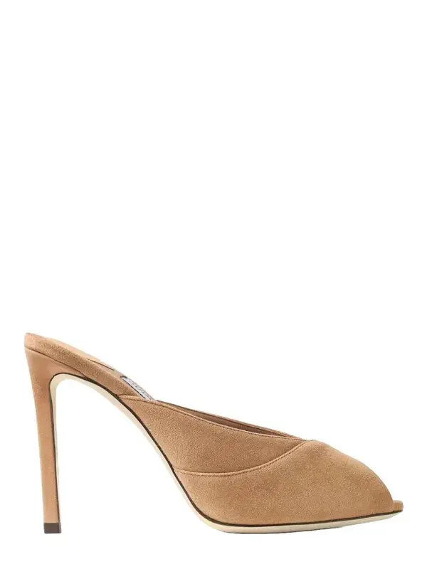 JIMMY CHOO Brigitte 100 Sandals - Neutrals