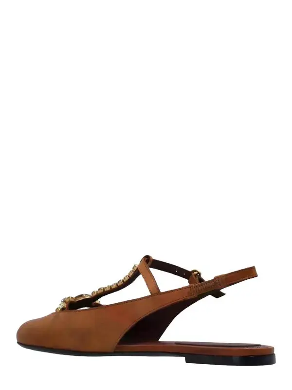 Etro Embellished Leather Pumps - Brown