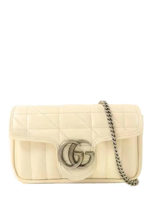 Gucci Gg Marmont Shoulder Bag - Neutrals