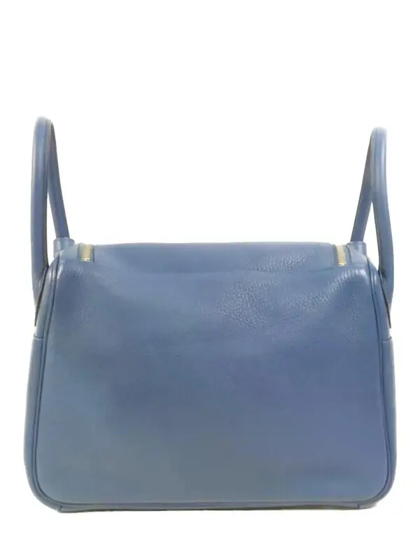 Hermès Lindy 30 Tote Bag - Blue
