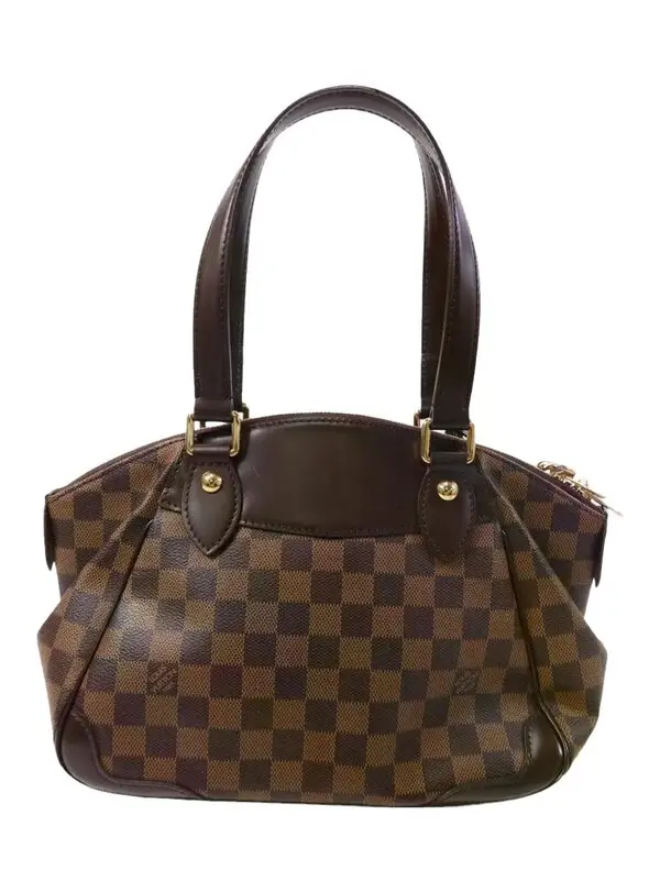 LOUIS VUITTON Verona Pm Damier Canvas Tote Bag - Brown