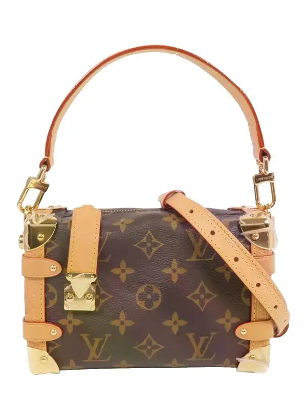 LOUIS VUITTON Side Trunk Monogram Tote Bag - Brown