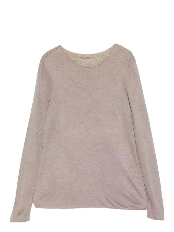 PUROTATTO Long-sleeve T-shirt - Brown