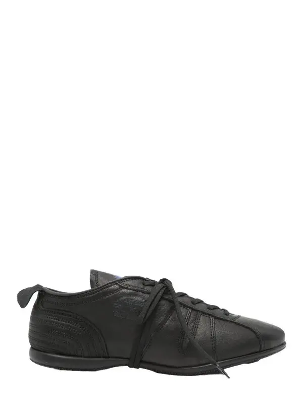 PANTOFOLA D'ORO Logo Print Lace-up Sneakers - Black