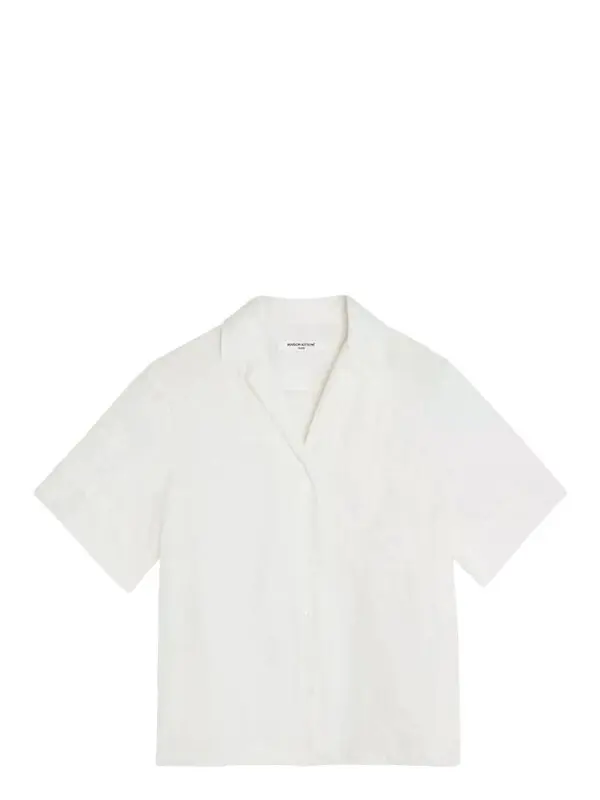 Maison Kitsuné Embroidered Shirt - White