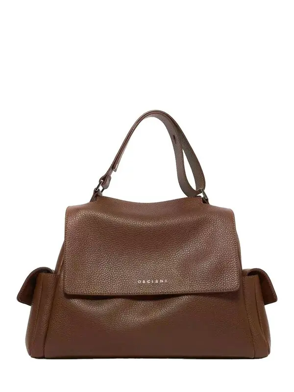 Orciani Midi Sveva Sense Cargo Tote Bag - Brown