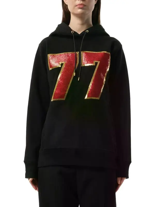 MASTERMIND WORLD Sequin Embellished Hoodie - Black