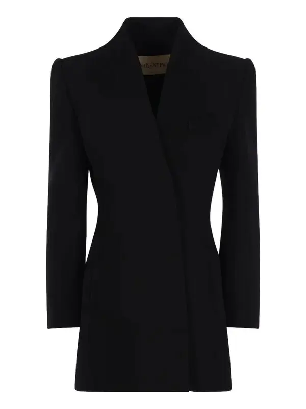 Valentino Garavani Wool Coat - Black